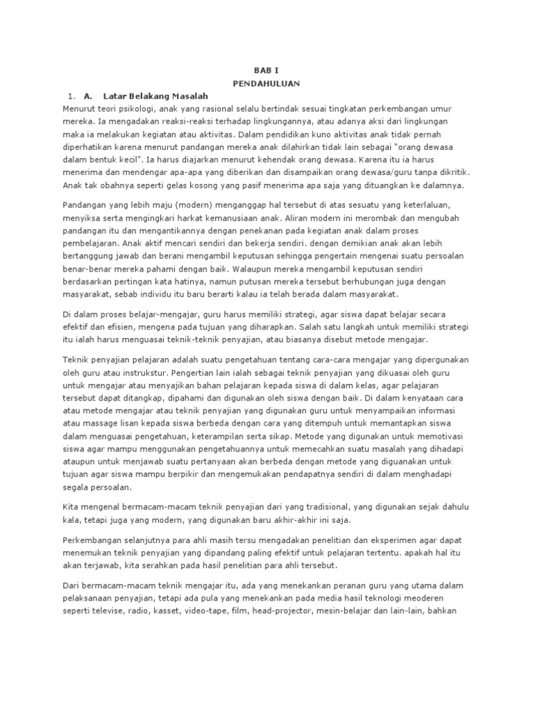 Contoh PTK Pai SD | PDF