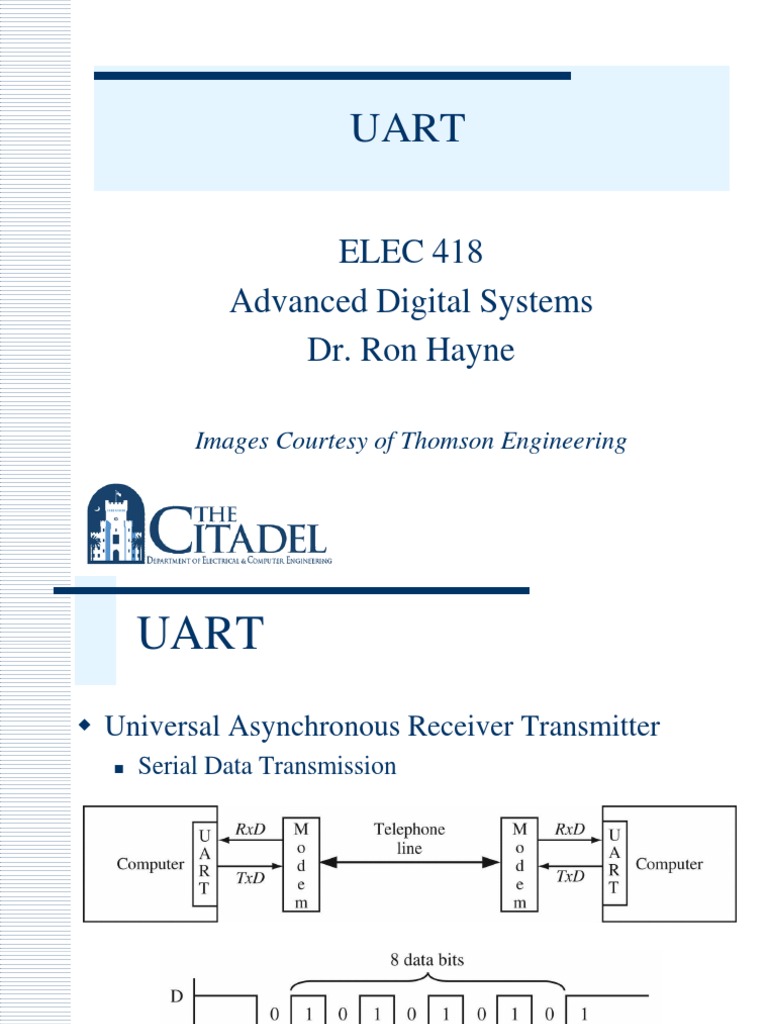 UART | Data Transmission | Areas Of Computer Science