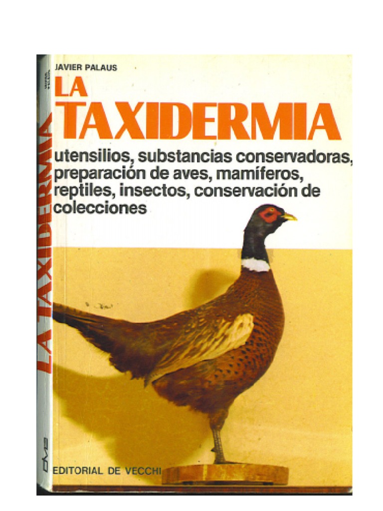 La Taxidermia, Curtir Pieles y Disecara Animales. | PDF