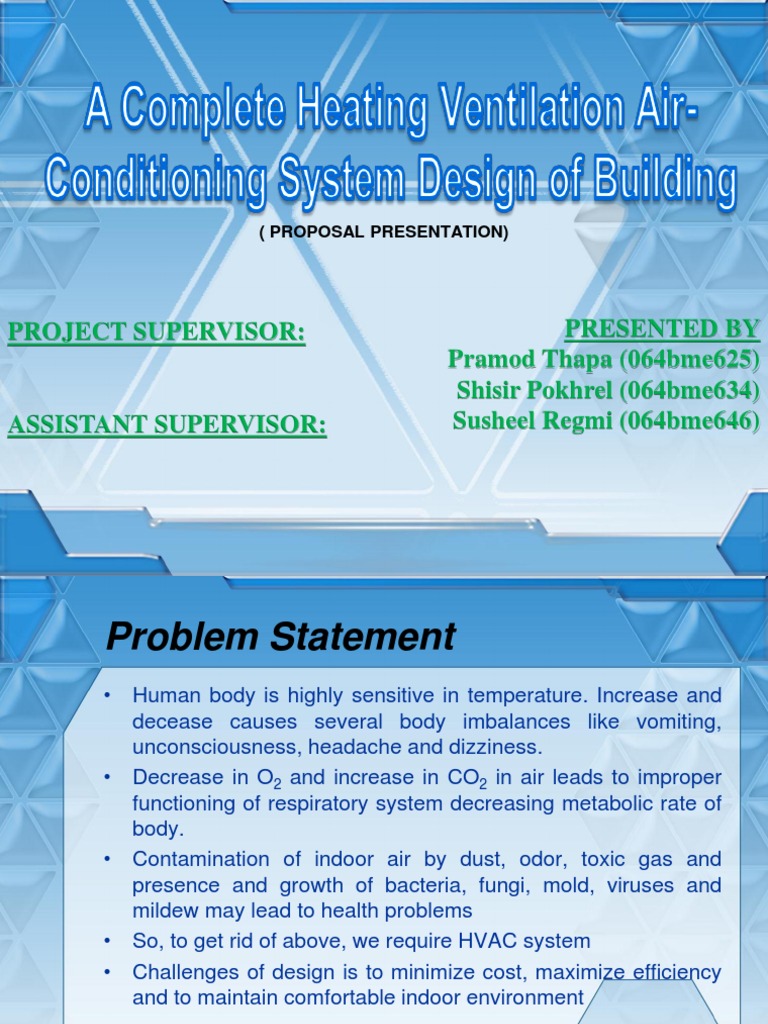 Proposal HVAC Defence | PDF | Hvac | Air Conditioning