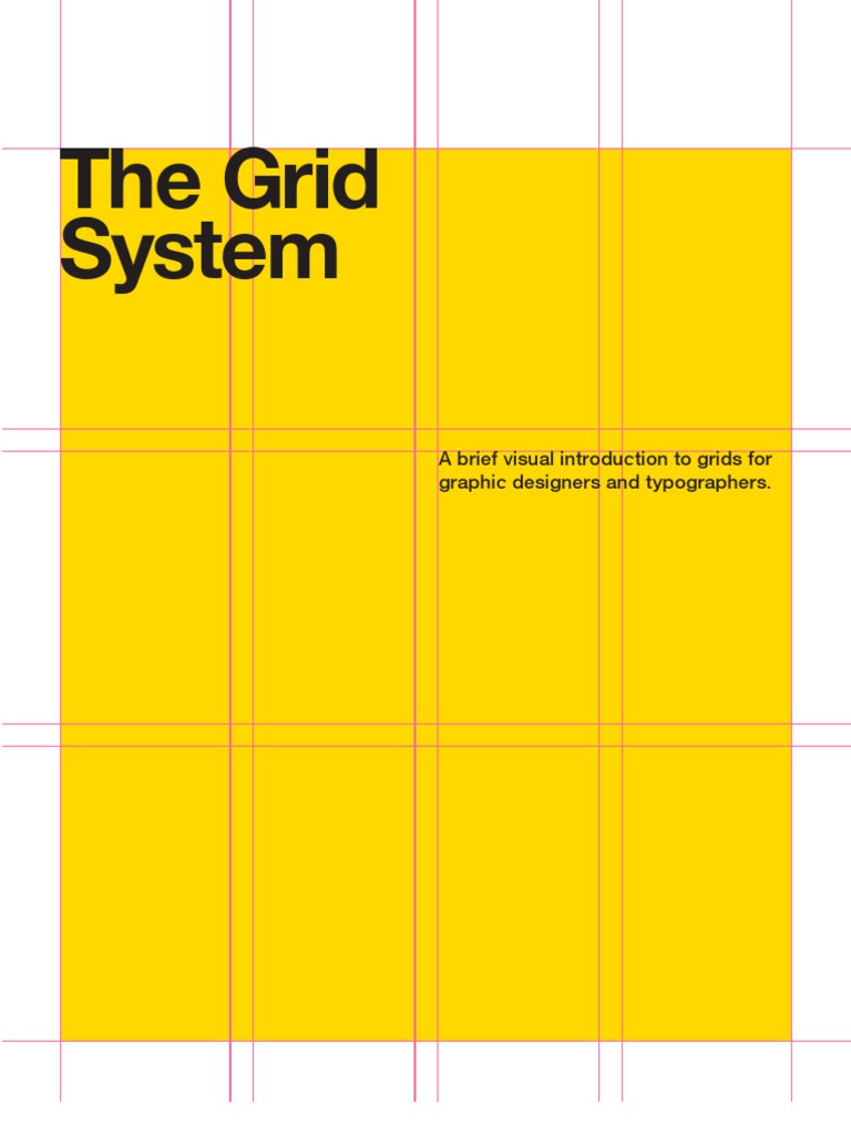 The Grid System: A Brief Visual Introduction To Grids For Graphic ...
