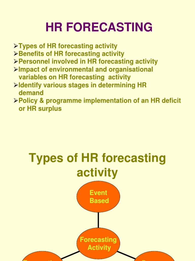 HR | PDF | Forecasting | Labour Economics