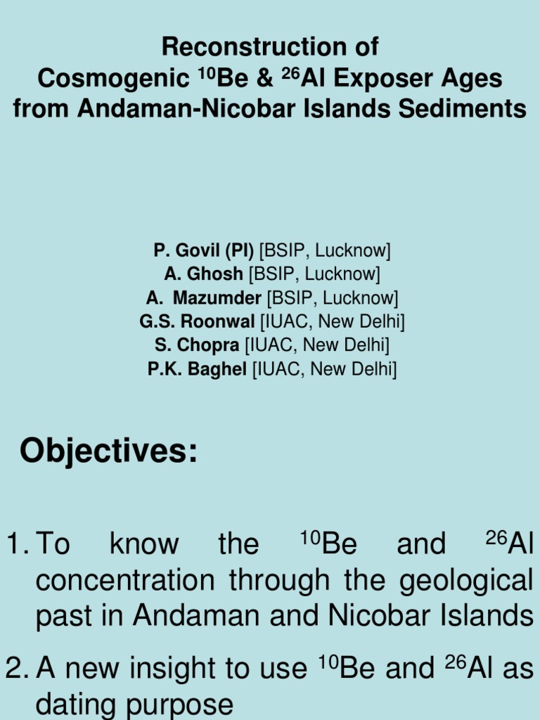 Cosmogenic Isotope Dating Study | PDF