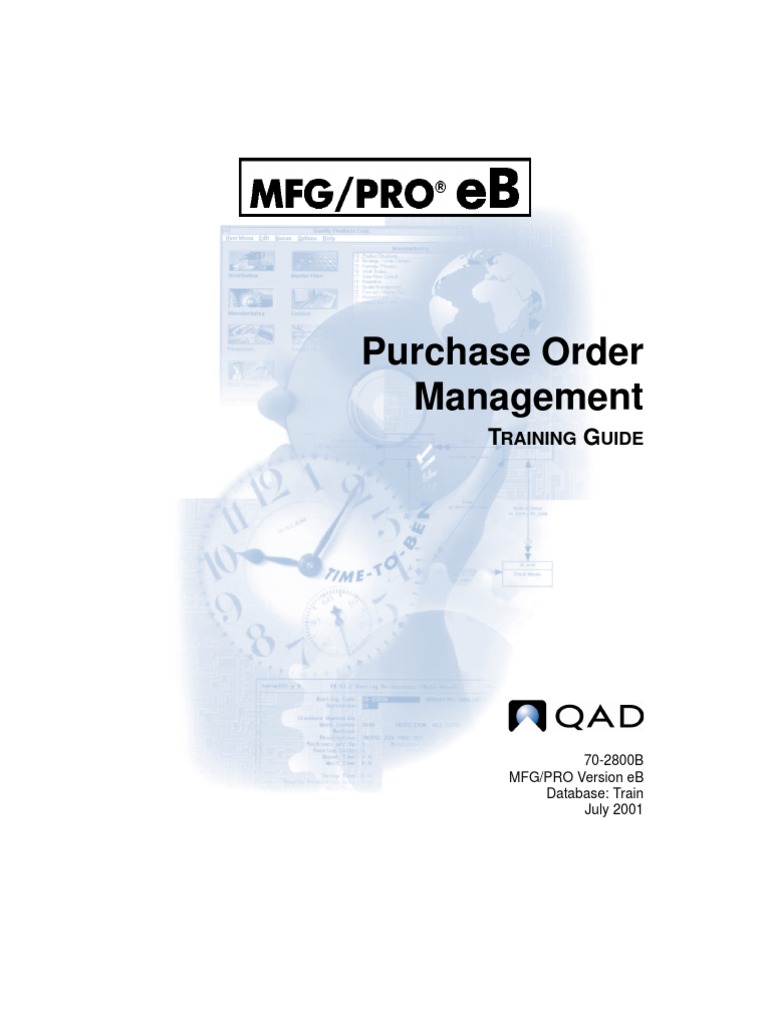 MFG Pro - Po | PDF | Electronic Data Interchange | Invoice