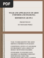 Army AGSU Wear Guide | PDF