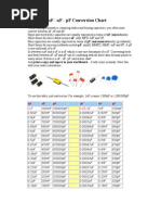 Capacitor Uf NF PF Conversion Chart | PDF | Capacitor | Electrical ...