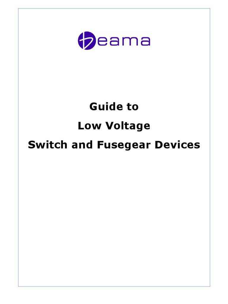 Switch Fuse Gear Devices | PDF | Technology & Engineering