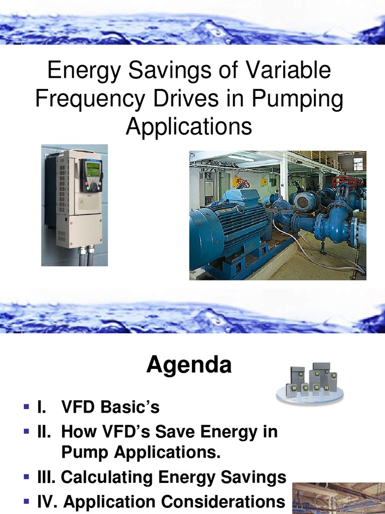 Energy Savings with Variable Frequency Drives | PDF | Business