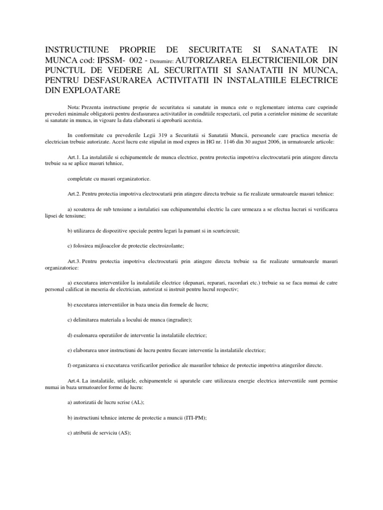 Ipssm Autorizare | PDF