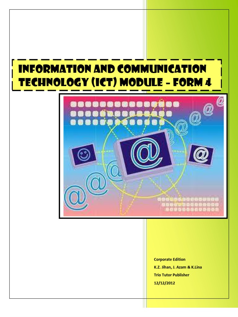Information and Communication Technology (ICT) Module - Form 4 ...