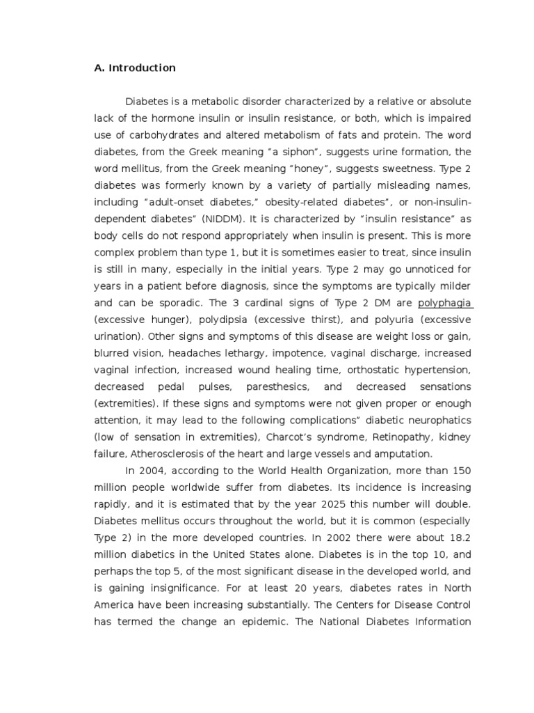 Case Study DM HPN FURUNCLE | PDF | Diabetes Mellitus | Diabetes ...