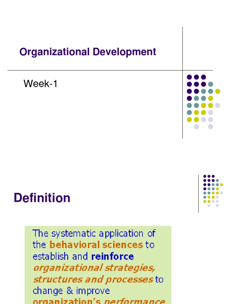 Organizational Development | PDF | Supervisor | Leadership