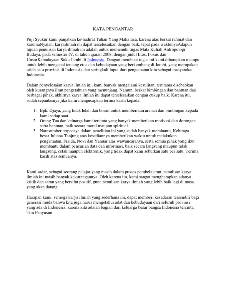 Contoh KTI | PDF | Ilmu Sosial