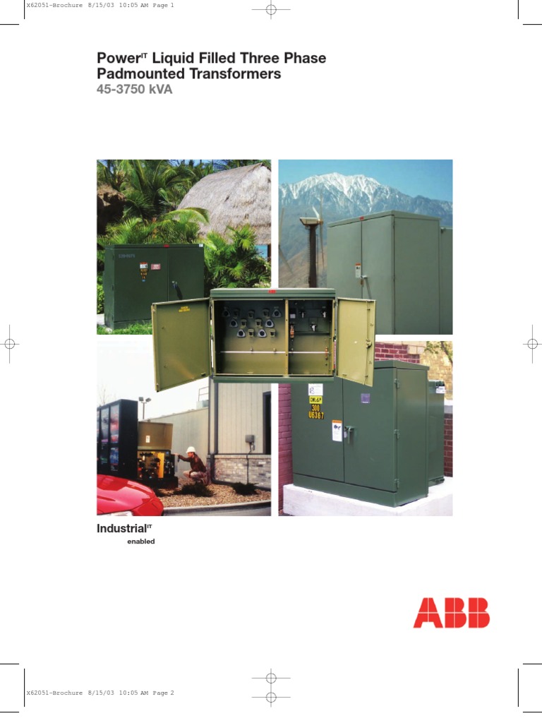Transformador Pad Mounted ABB | PDF | Transformer | Paint