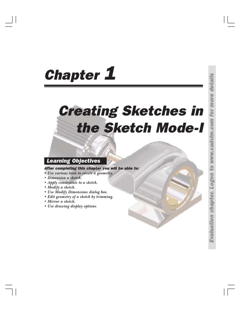 Creating Sketches in The Sketch Mode-I: Learning Objectives | PDF ...