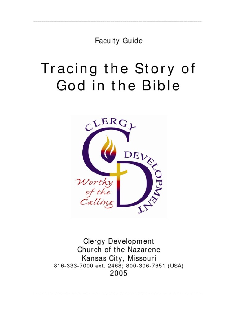 Tracing The Story of God in The Bible Instructors Guide | PDF | Lesson ...