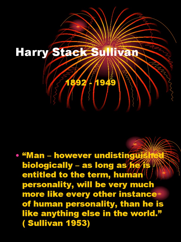 Harry Stack Sullivan | PDF | Psychiatry | Causality
