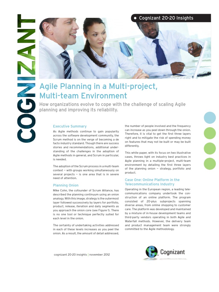 Agile Planning in A Multi-Project, Multi-Team Environment | PDF