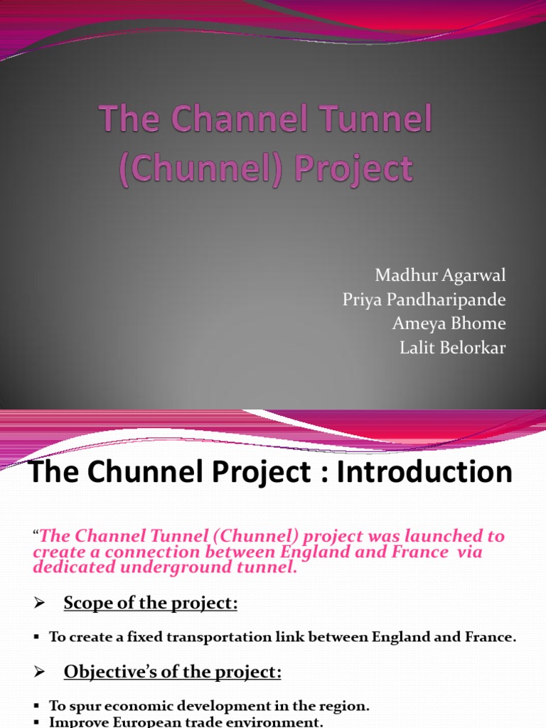 The Chunnel Project | PDF | Risk Management | Project Management