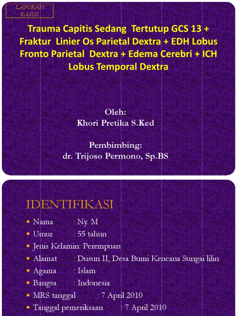 Trauma Capitis | PDF