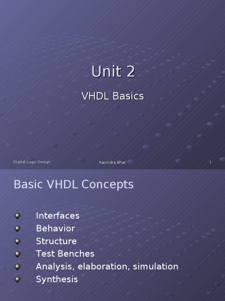 VHDL | PDF | Data Type | Subroutine