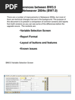SAP BW Reporting Tutorial Guide | PDF | Finance & Money Management