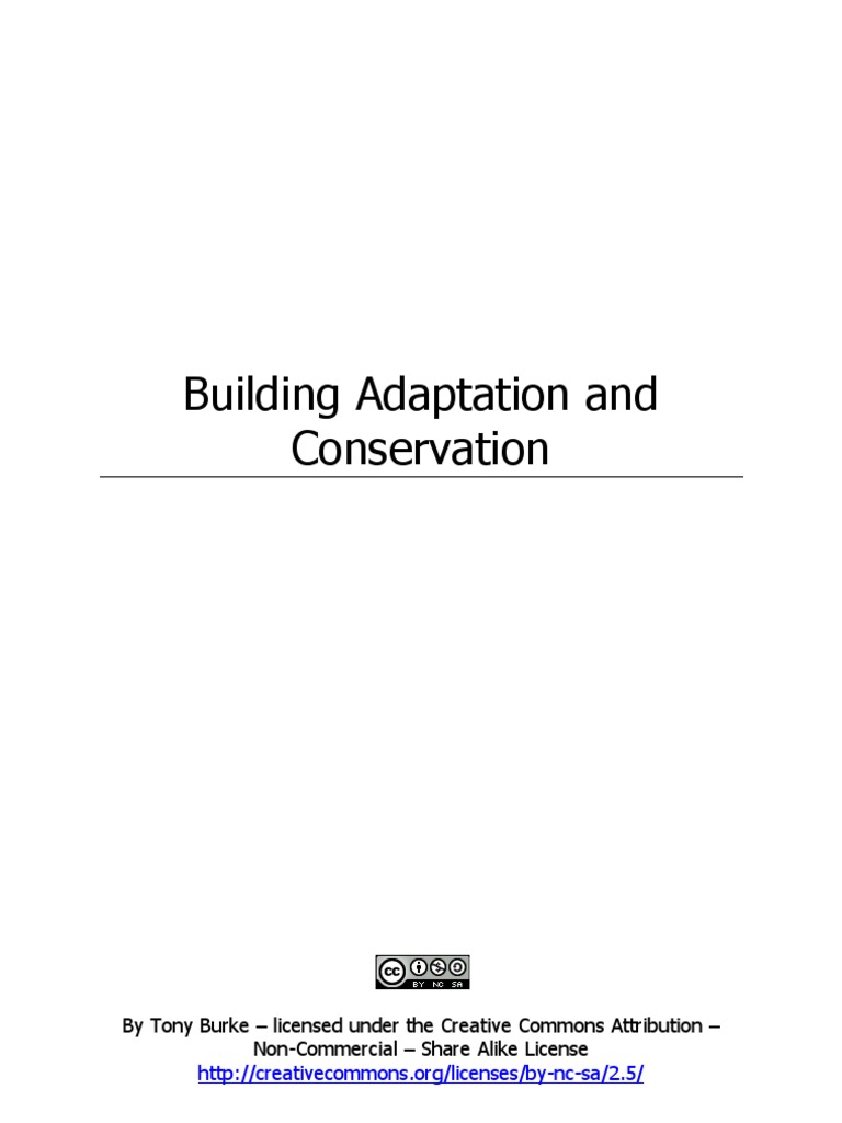 Learning Pack 1 - Building Adapt & Conserv Principles | PDF ...