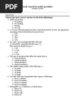 Prometric Test For Nurses Sample Questions | PDF | Hypoglycemia | Stroke