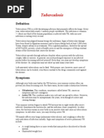 Biology Project On TB | PDF | Tuberculosis | Infection