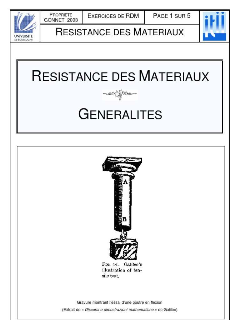 020-RDM TD Généralités - 2003 | PDF