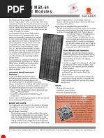 SP75 | PDF | Solar Panel | Solar Cell