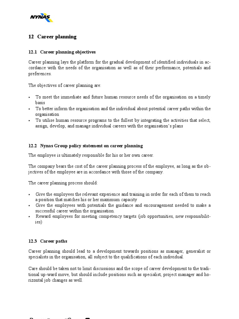 A Comprehensive Guide to Career Planning: Objectives, Policies ...