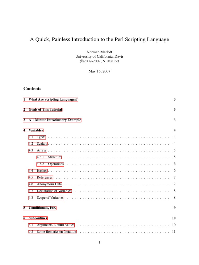 Perl | PDF