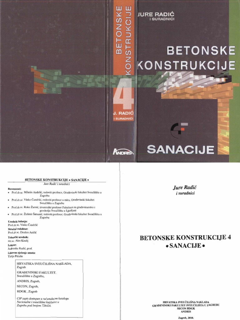 Jure Radic Betonske Konstrukcije | PDF