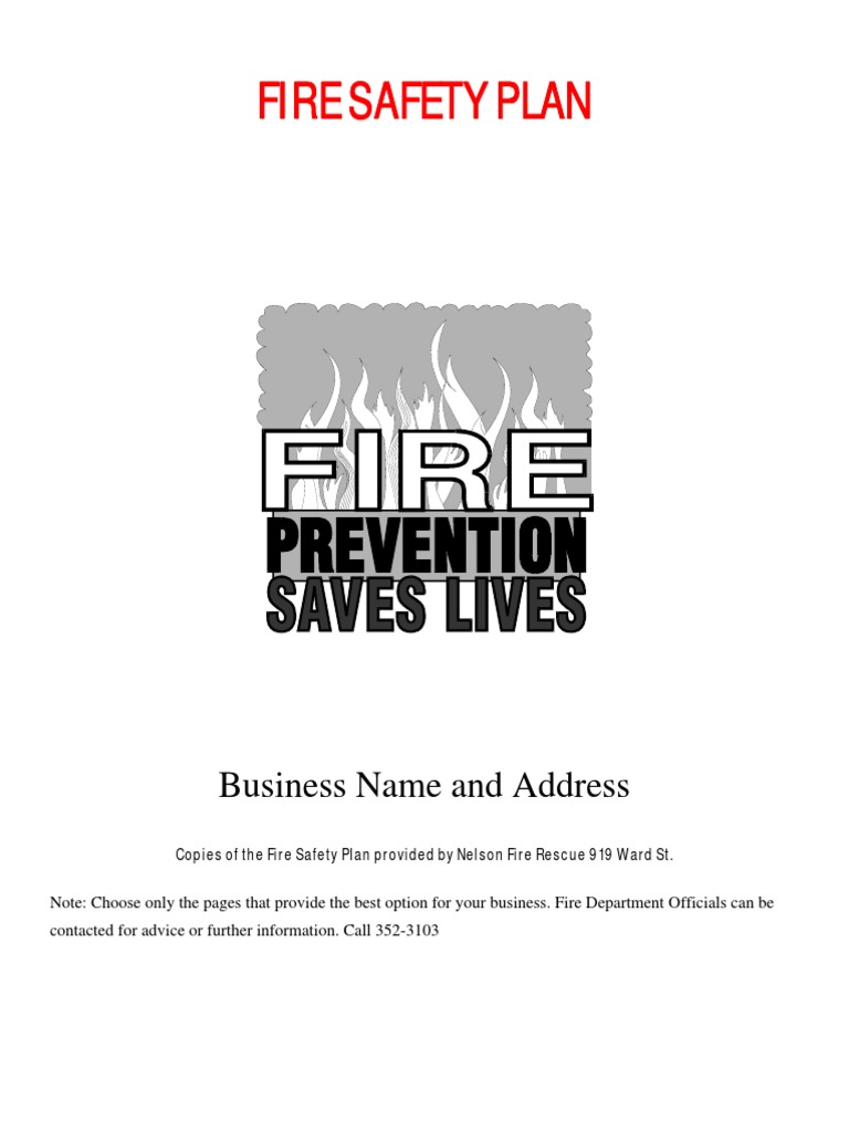 Fire Safety Plan | PDF | Fire Safety | Fire Sprinkler System