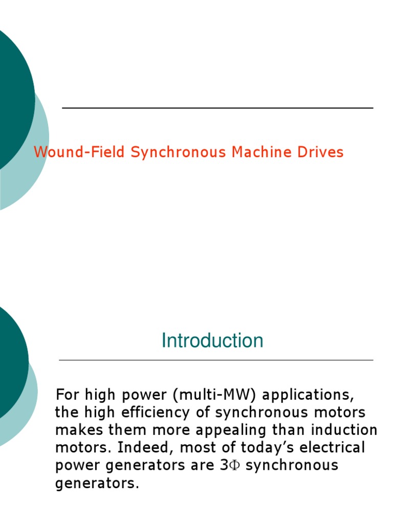 Wound-Field Synchronous Machine Drives | PDF | Power Inverter | Power Engineering