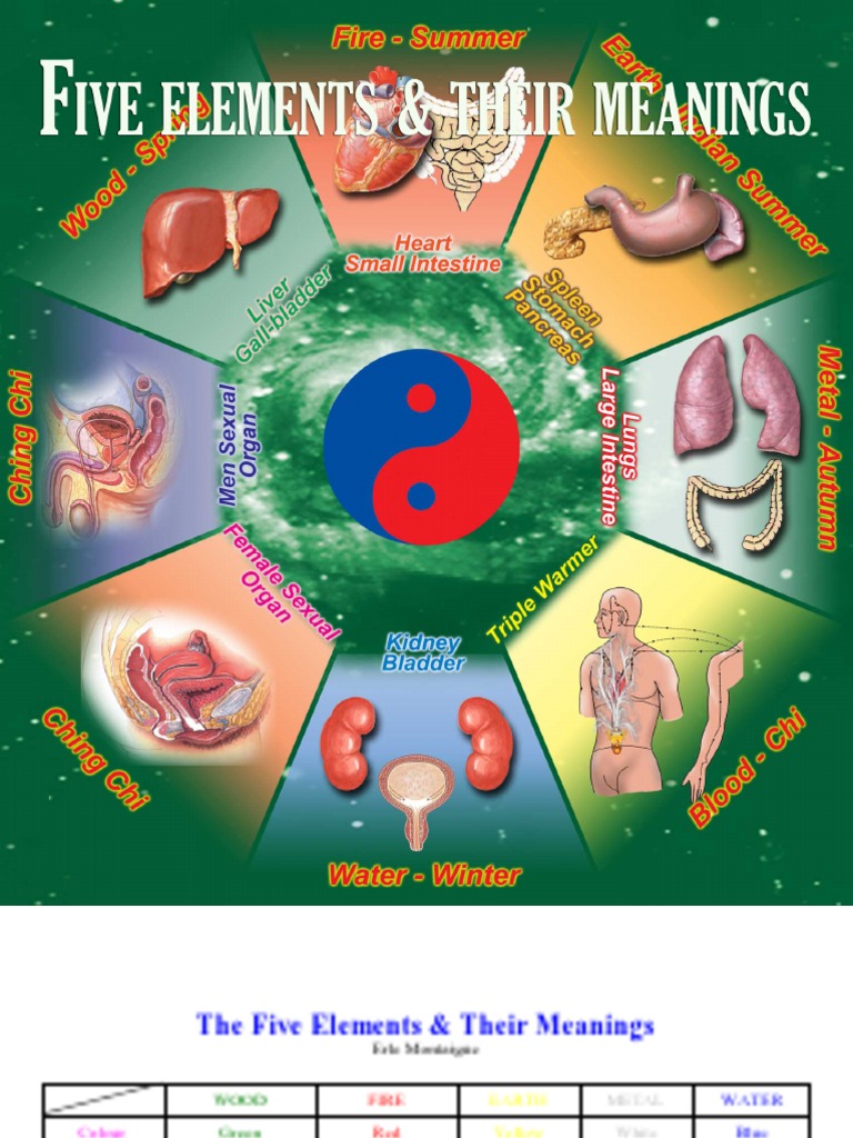 Five Elements & Their Meanings - 2000 | PDF