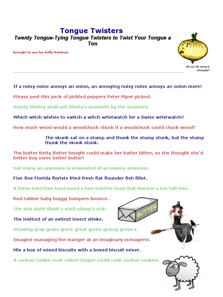 Tongue Twisters | PDF