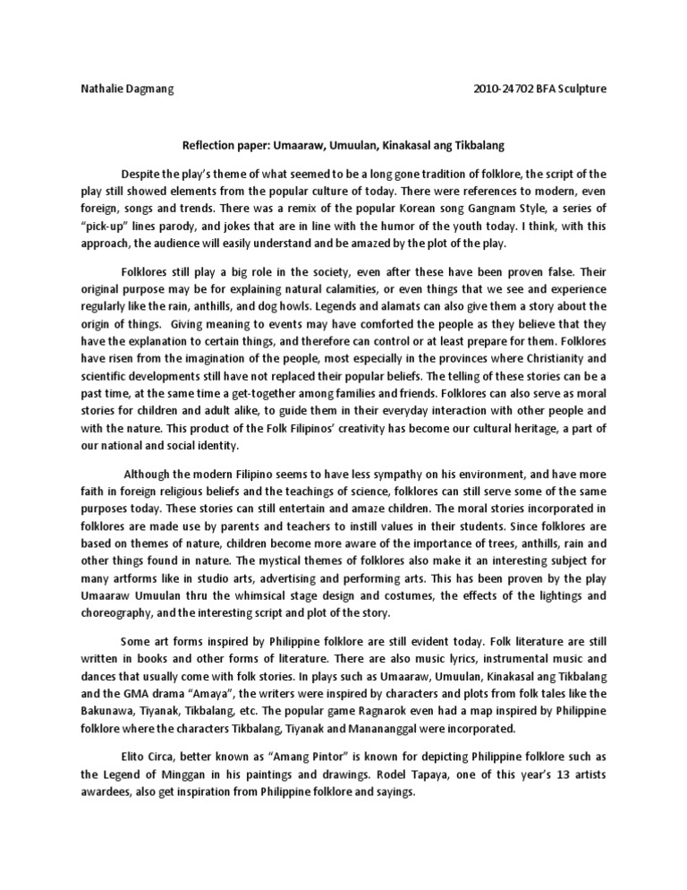 Umaaraw, Umuulan, Kinakasal Ang Tikbalang | PDF | Folklore | Religion ...
