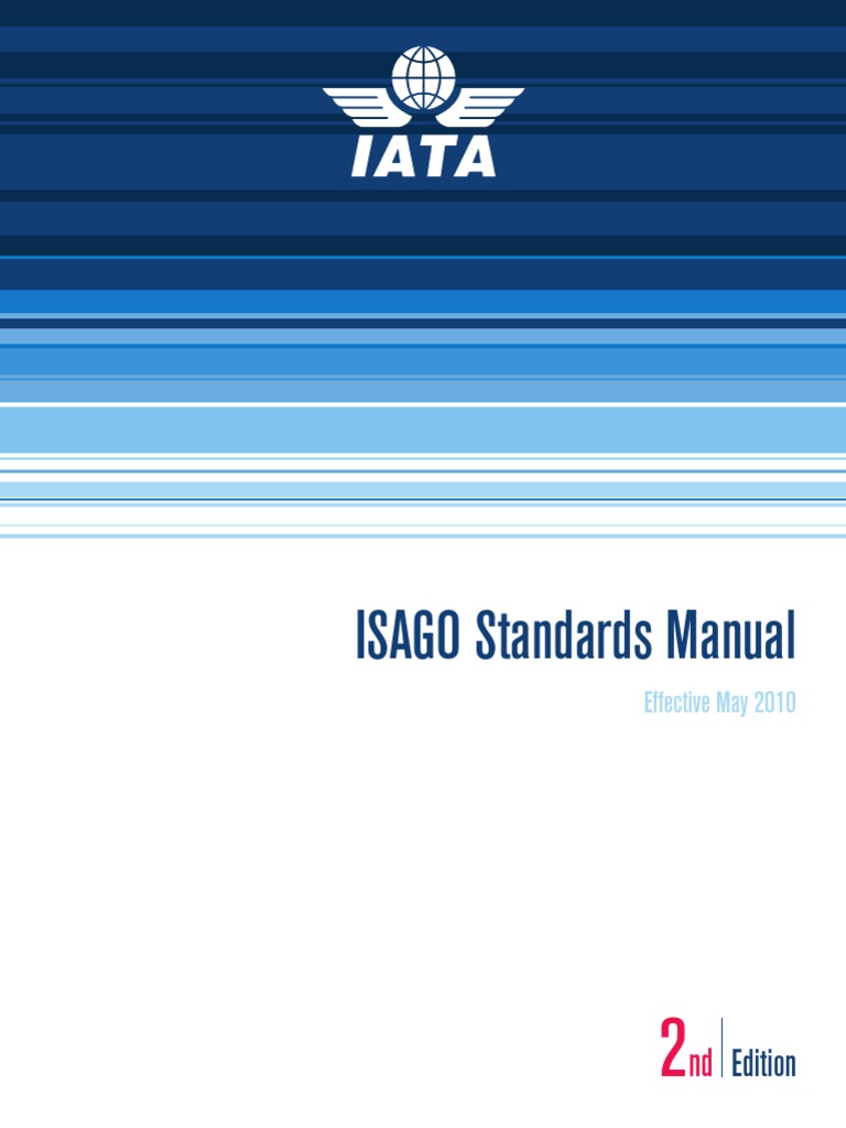 ISAGO Manual For Ground Handling | PDF