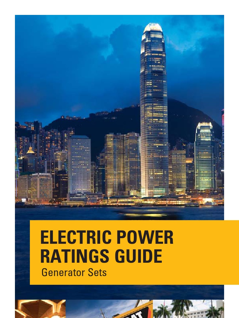 Cat Generator Sets Ratings Guide LEXE7582-04 | PDF | Horsepower | Power ...