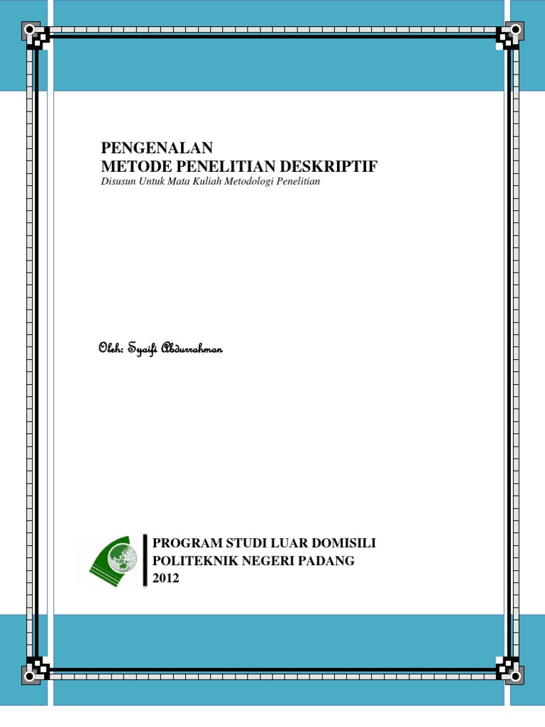 Metode Penelitian Deskriptif | PDF