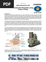Method Statement Sheet Piling Works | PDF | Deep Foundation | Rail ...