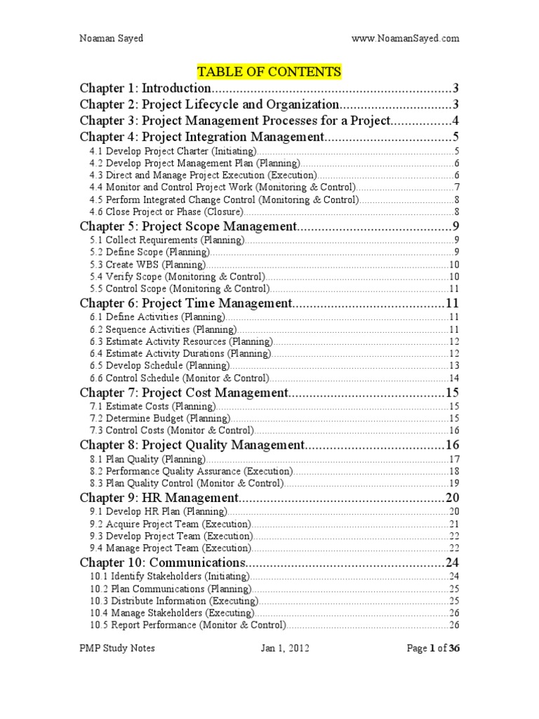 PMP Study Notes | PDF | Internal Rate Of Return | Motivation