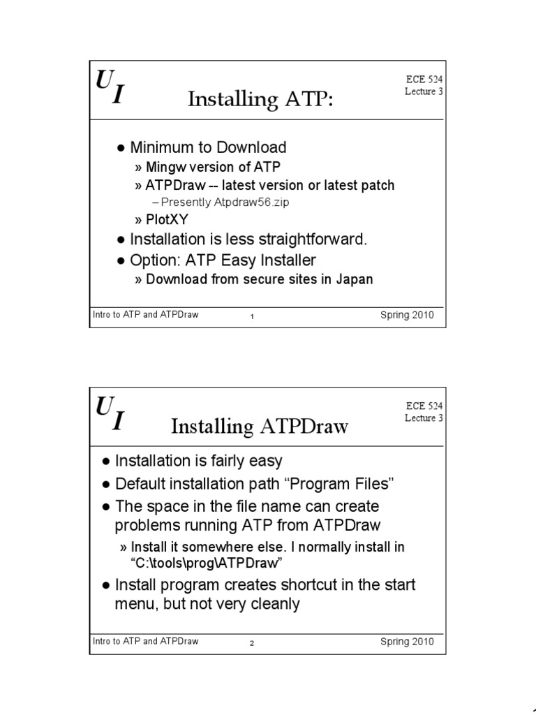 Intro ATPDraw | Download Free PDF | Capacitor | Booting