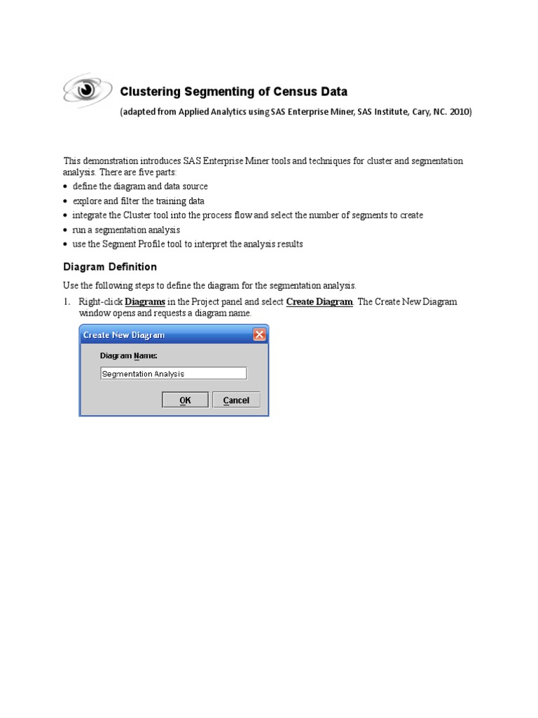In Class Exercise Clustering | PDF | Cluster Analysis | Sas (Software)