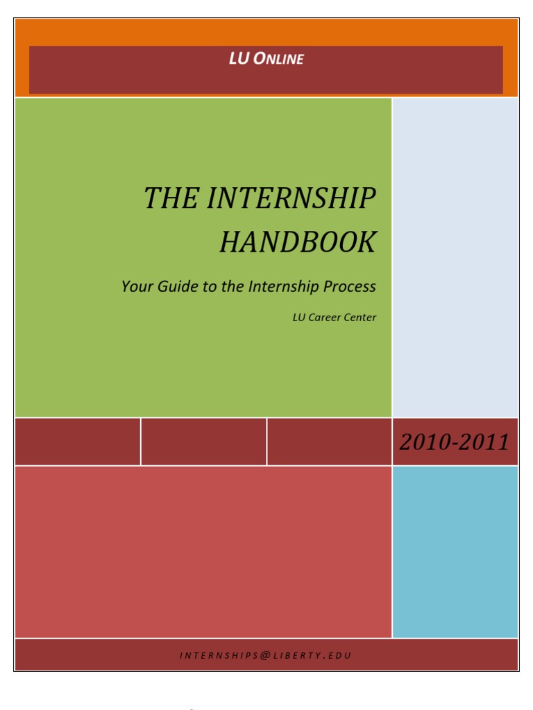Liberty Online Intern Handbook | PDF | Internship | Job Hunting