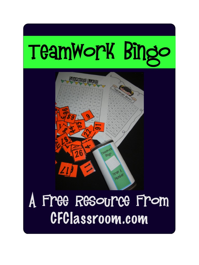 Teamwork Bingo: A Free Resource From | PDF | Career & Growth | Home ...