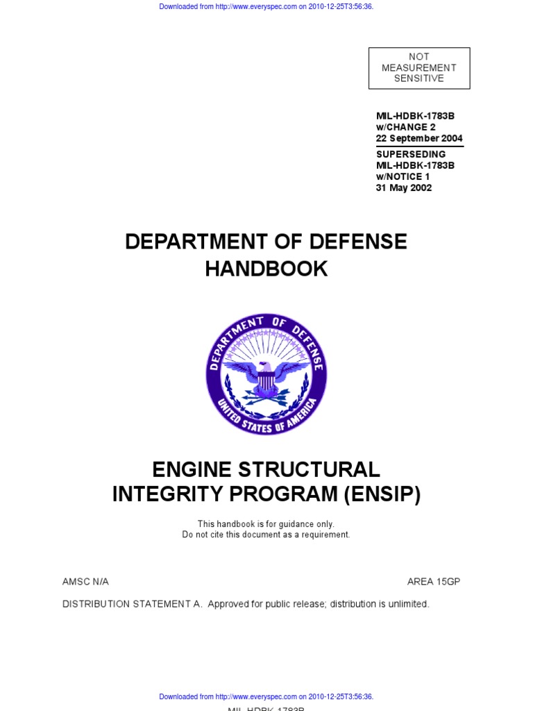 Mil HDBK 1783 | Download Free PDF | Fatigue (Material) | Specification ...