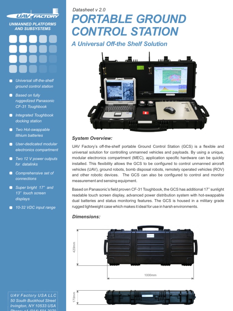 Portable Ground Control Station: A Universal Off-The Shelf Solution ...